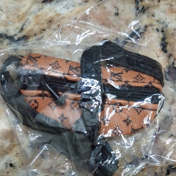Louis Vuitton | Toys | Labubu Louis Vuitton Brown And Black Monogram ...